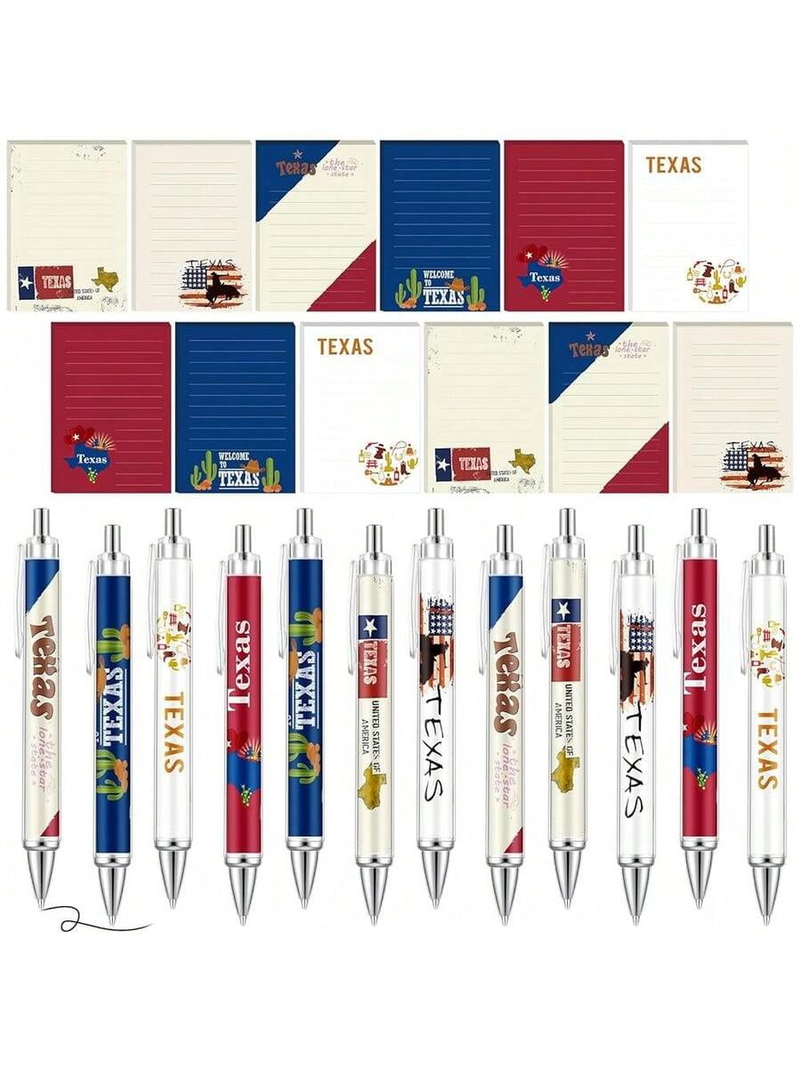 24 Pcs NYC Notepads with Pens, Cute Self-Stick Notes Gifts Set for ...