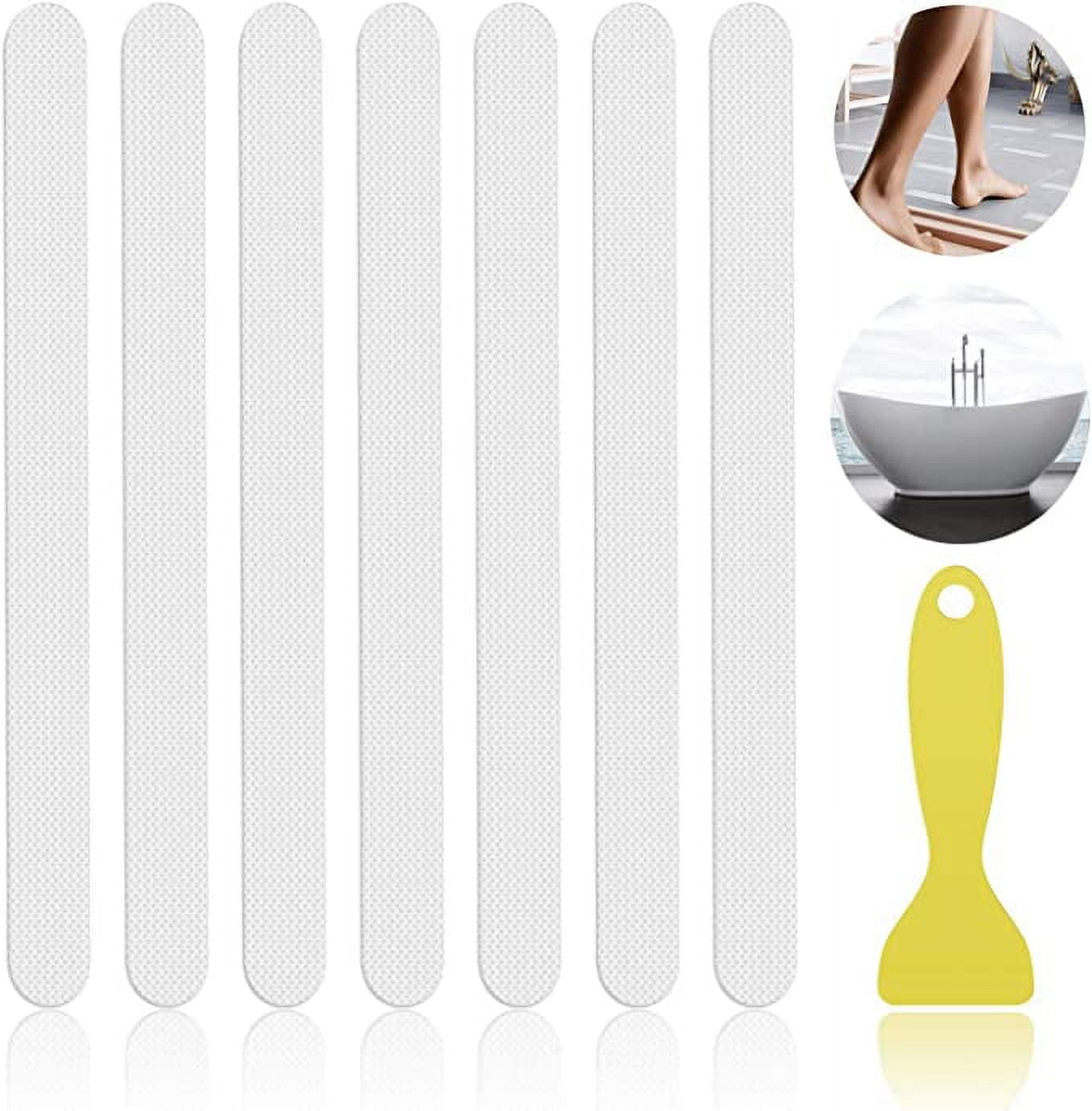 24 Pcs Non-Slip Bathtub Stickers, Anti Slip Shower Strips Treads ...