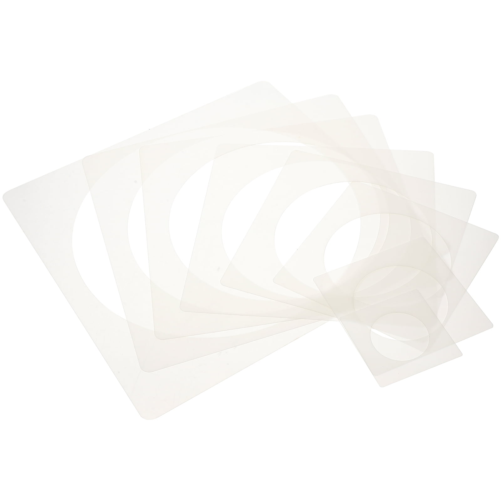 Pcs Oil Paint Fondant Molds Drawing Stencil Washable Stencils for Wall ...