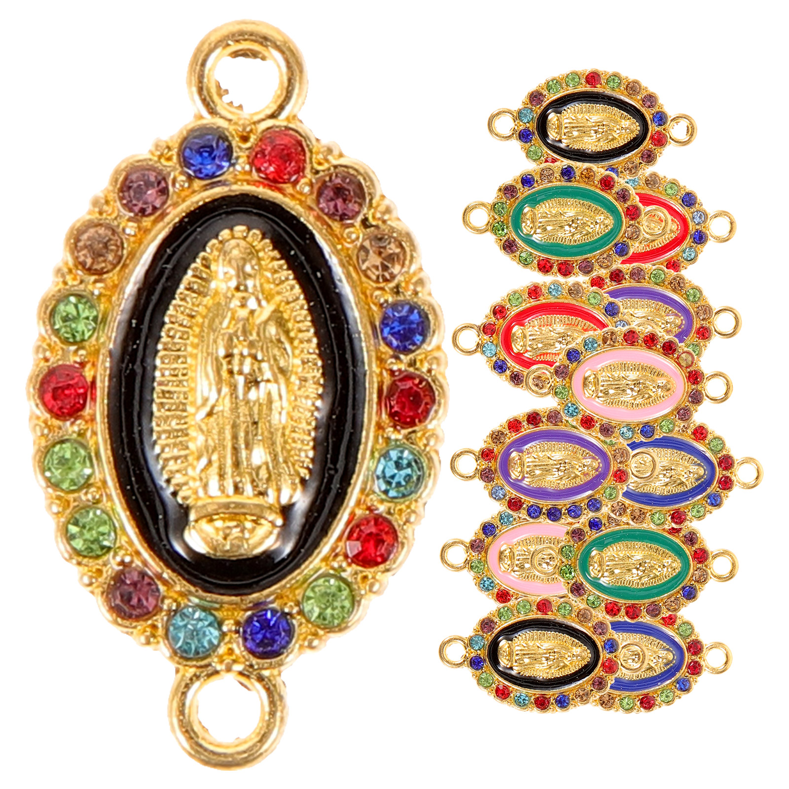 TEHAUX Religious Symbol Charms Bulk DIY Crafts Party 24Pcs 0.9x0.5in ...