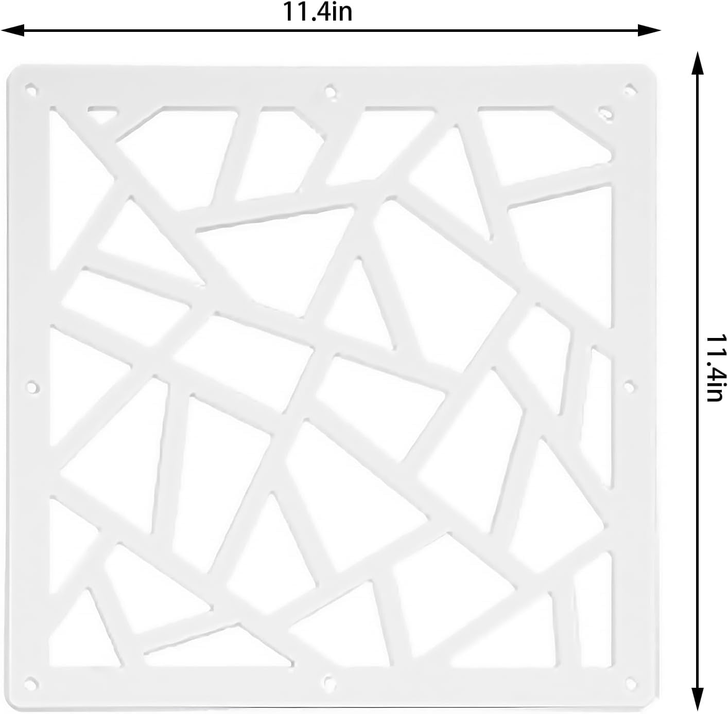 24 Pcs PVC Hanging Room Divider,Flower Carving Pattern Panels ...