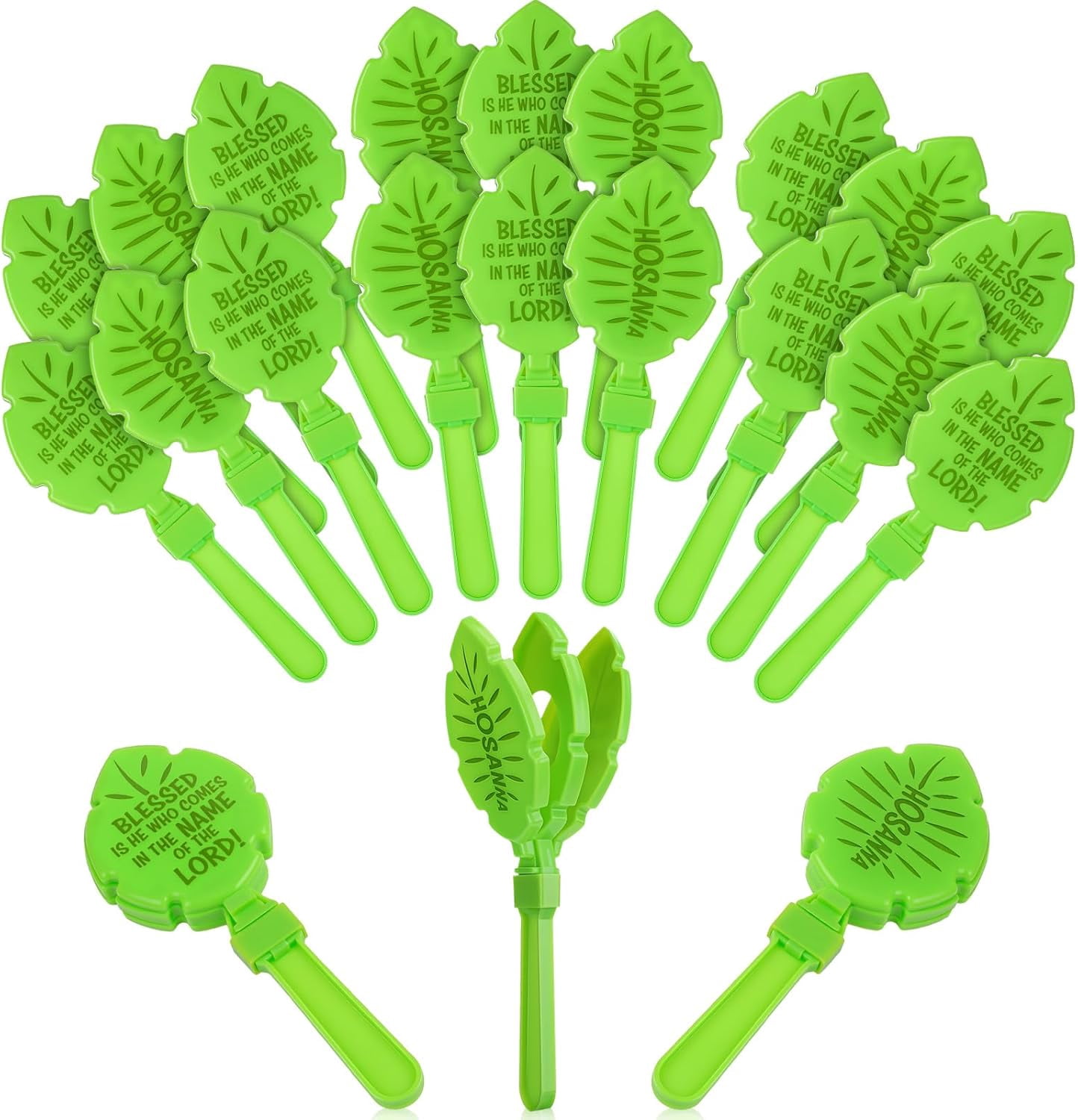 24 Pcs Palm Leaves Clapper for Palm Sunday Bulk Palms Sunday ...