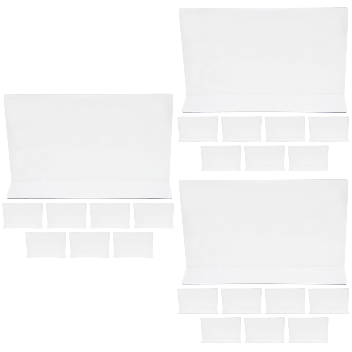 Pcs Partition Plate Wood Shelves Book Shelves Closet Dividers Acrylic ...