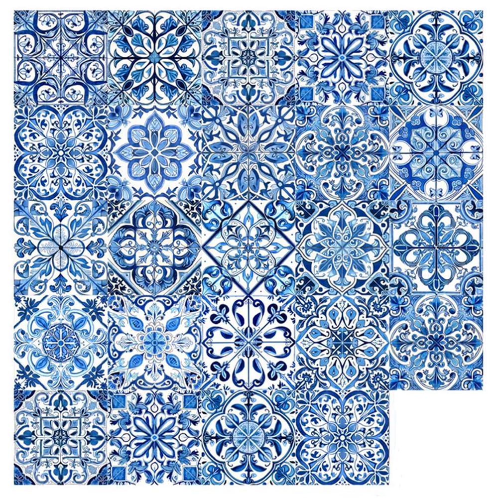 24 Pcs Peel and Stick Tile Wall Sticker,Self-Adhesive Water-Proof ...
