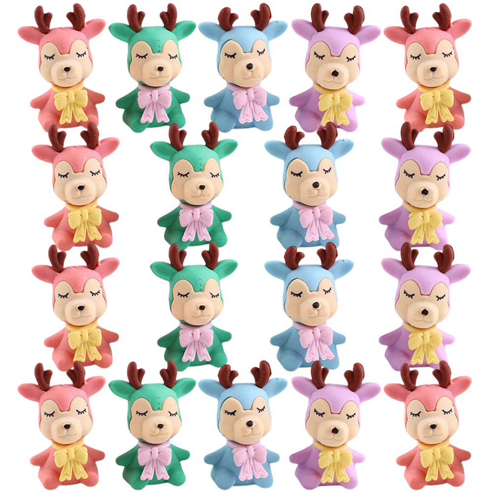 Pcs Pencils Deer Eraser Animal Shaped Erasers for Drawing - Walmart.com