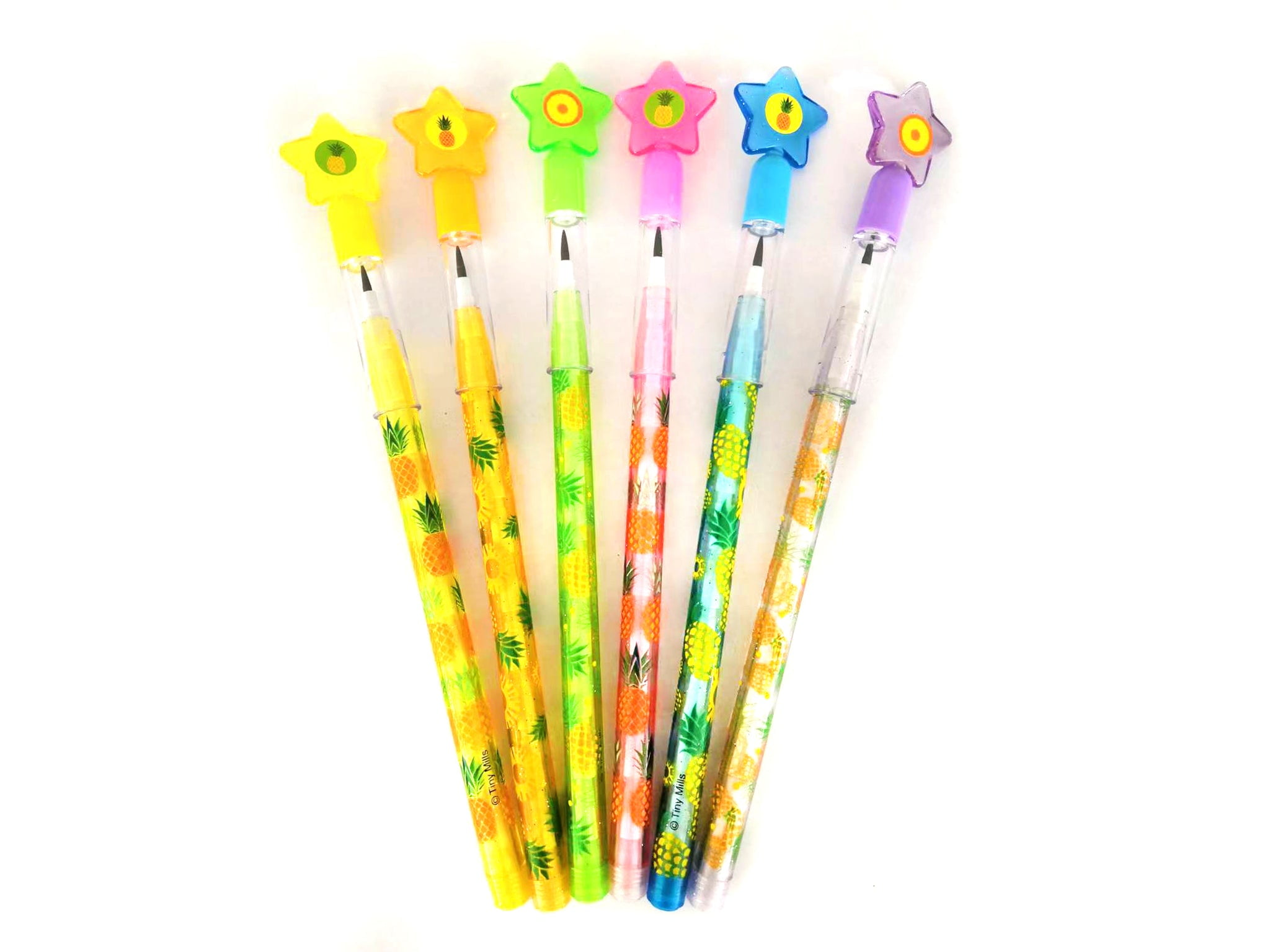 24 Pcs Pineapple Multi Point Pencils - Walmart.com