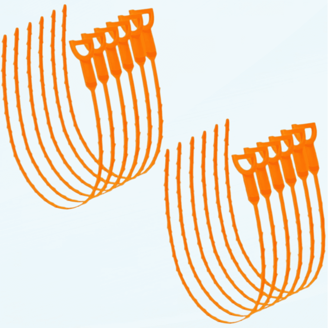 24 Pcs Pipe Dredge Hook Plastic Cleaner Cleaning Tool Hair Sink Drain ...