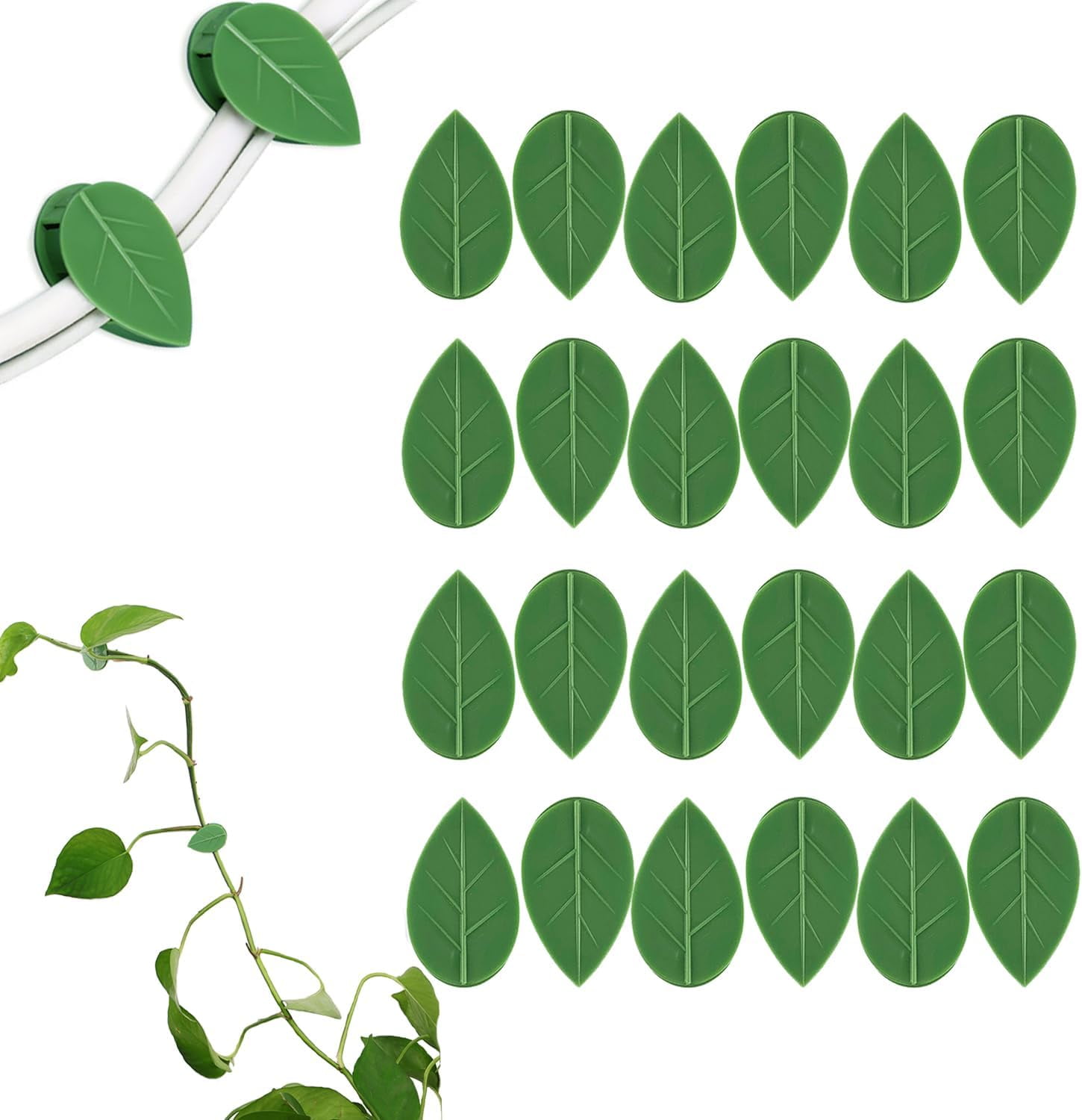 24 Pcs Plant Climbing Wall Fixture Clips, Plant Fixer Invisible Wall ...
