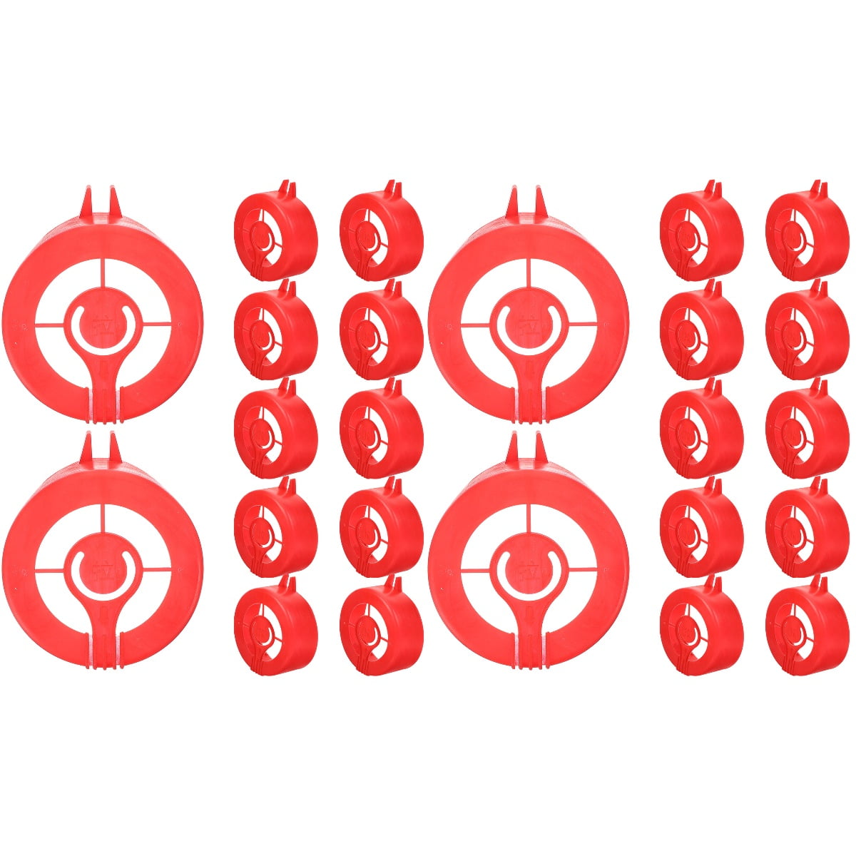 24 Pcs Plastic Bucket Anti-theft Cover Barrel Lids Secure Sealing Oil ...