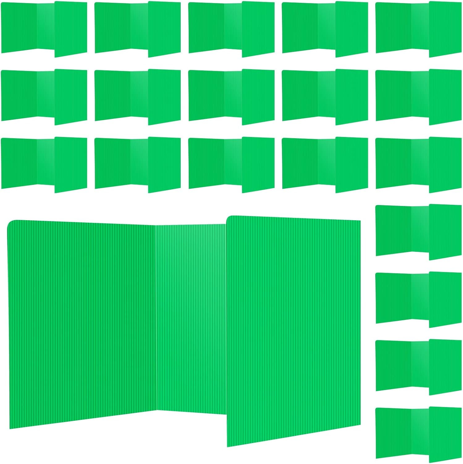 24 Pcs Plastic Privacy Folders for Students Classroom Partitions ...