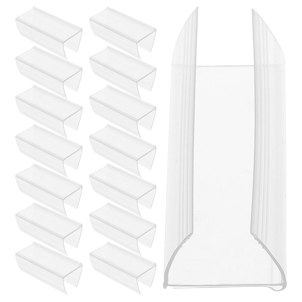 24 Pcs Price Tag Display Stand Stands Sticker Post Transparent ...