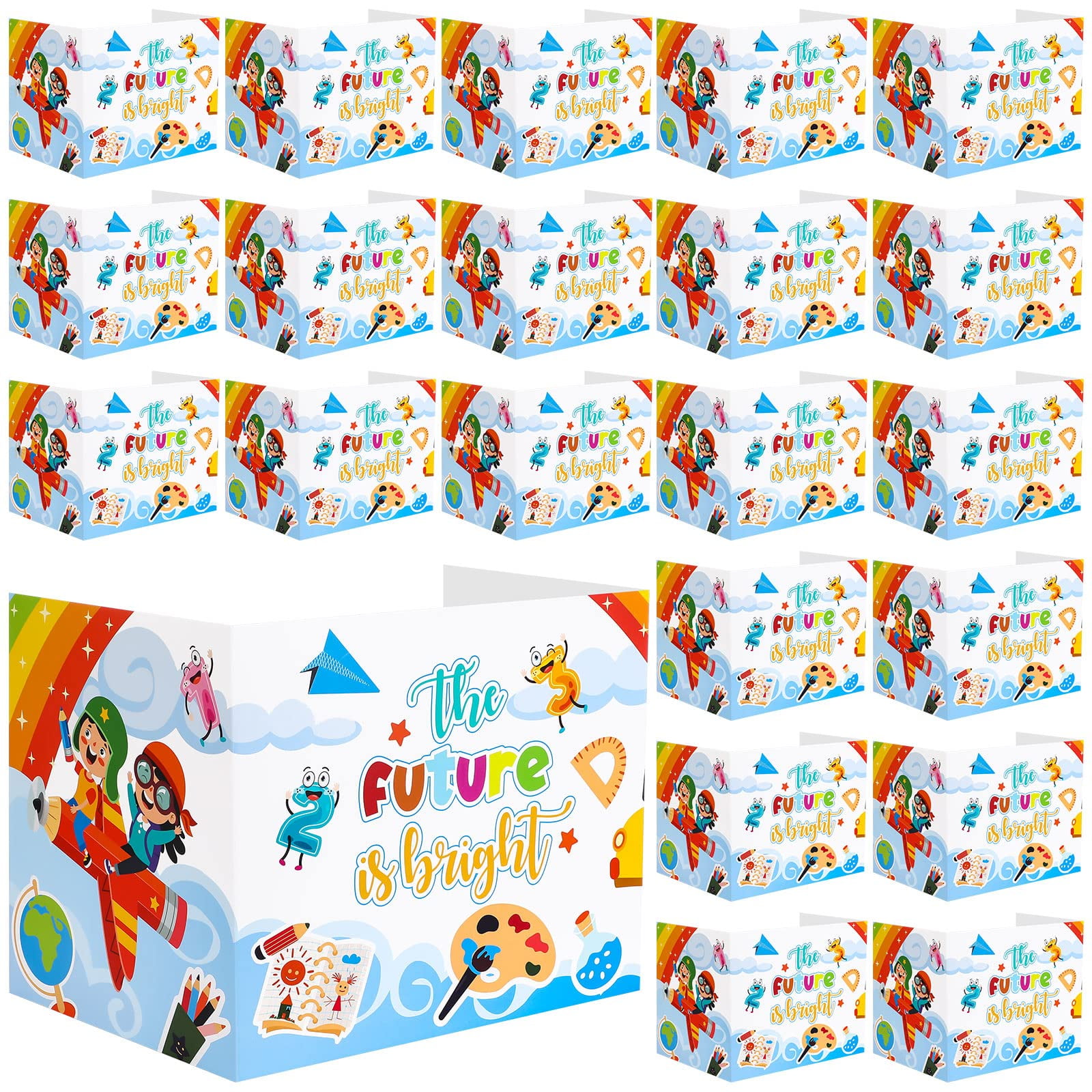 24 Pcs Privacy Boards for Student Desks Bright Colored Classroom Desk ...