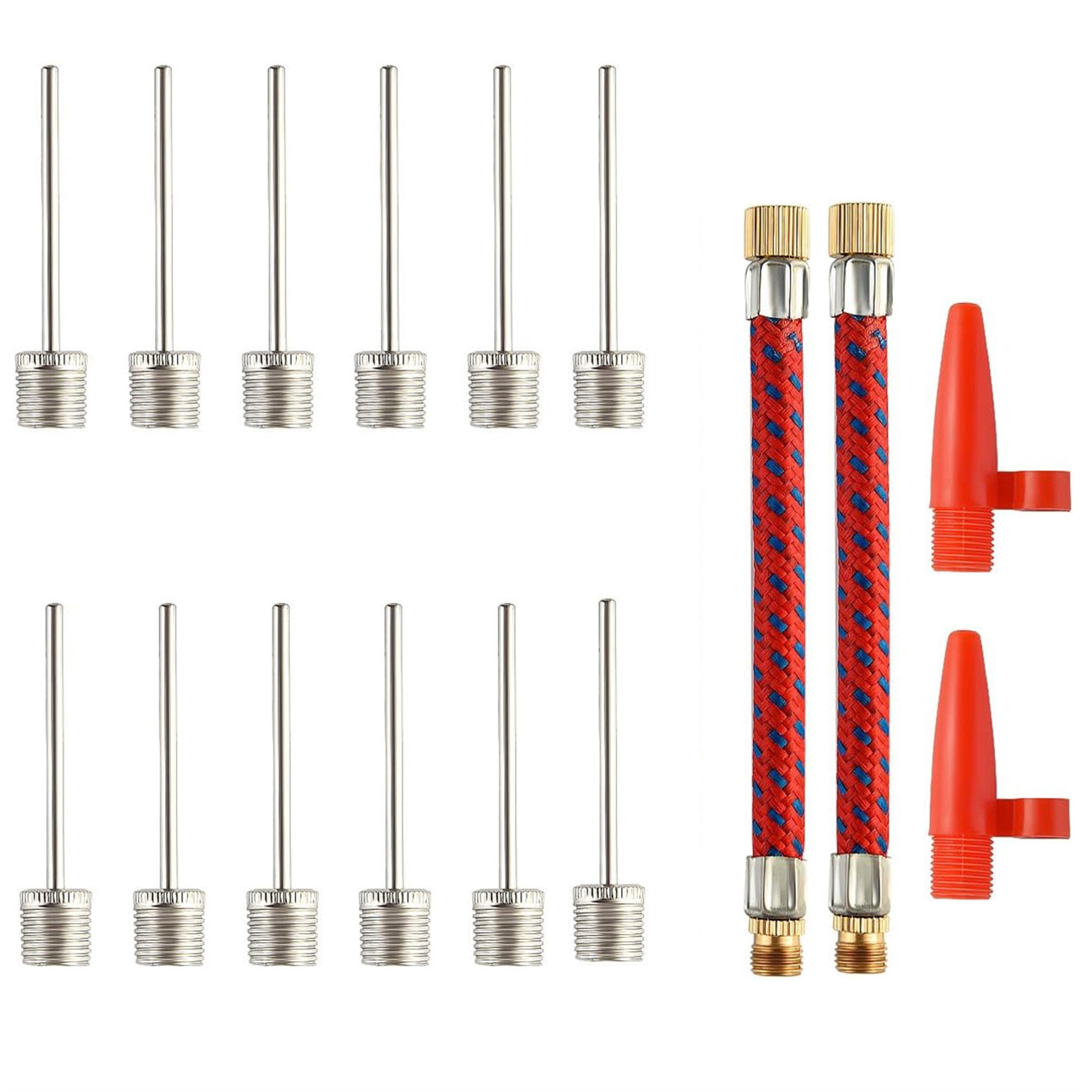 24 Pcs Pump Needle Inflator Adapter Kit with Needle, Nozzle,Flexible ...