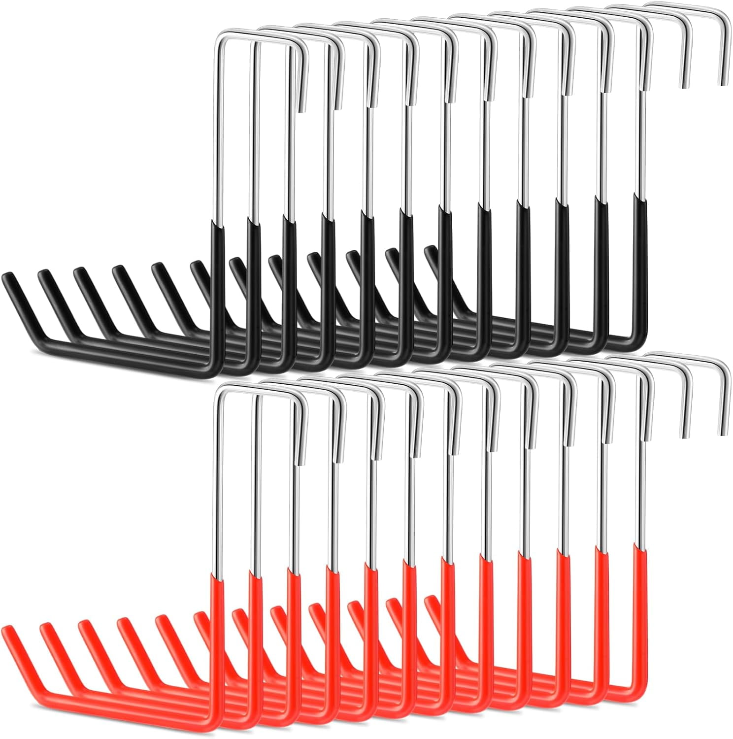 24 Pcs Rafter Hanger Hooks Large S Hooks Heavy Duty Vinyl Coated Hooks ...