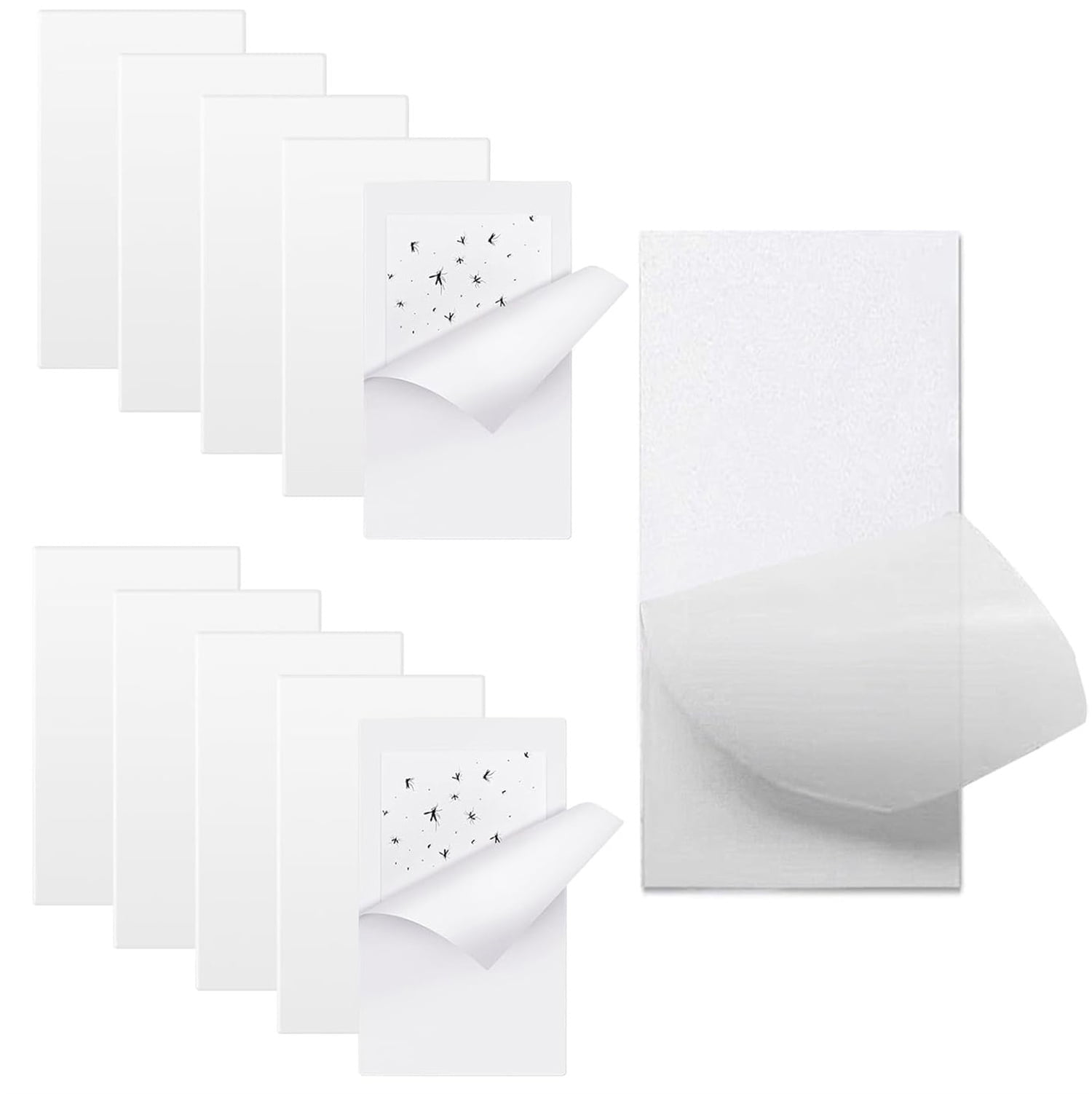 24 Pcs Refills Glue Cards,Happon Replacement Glue Boards Sticky Pads ...