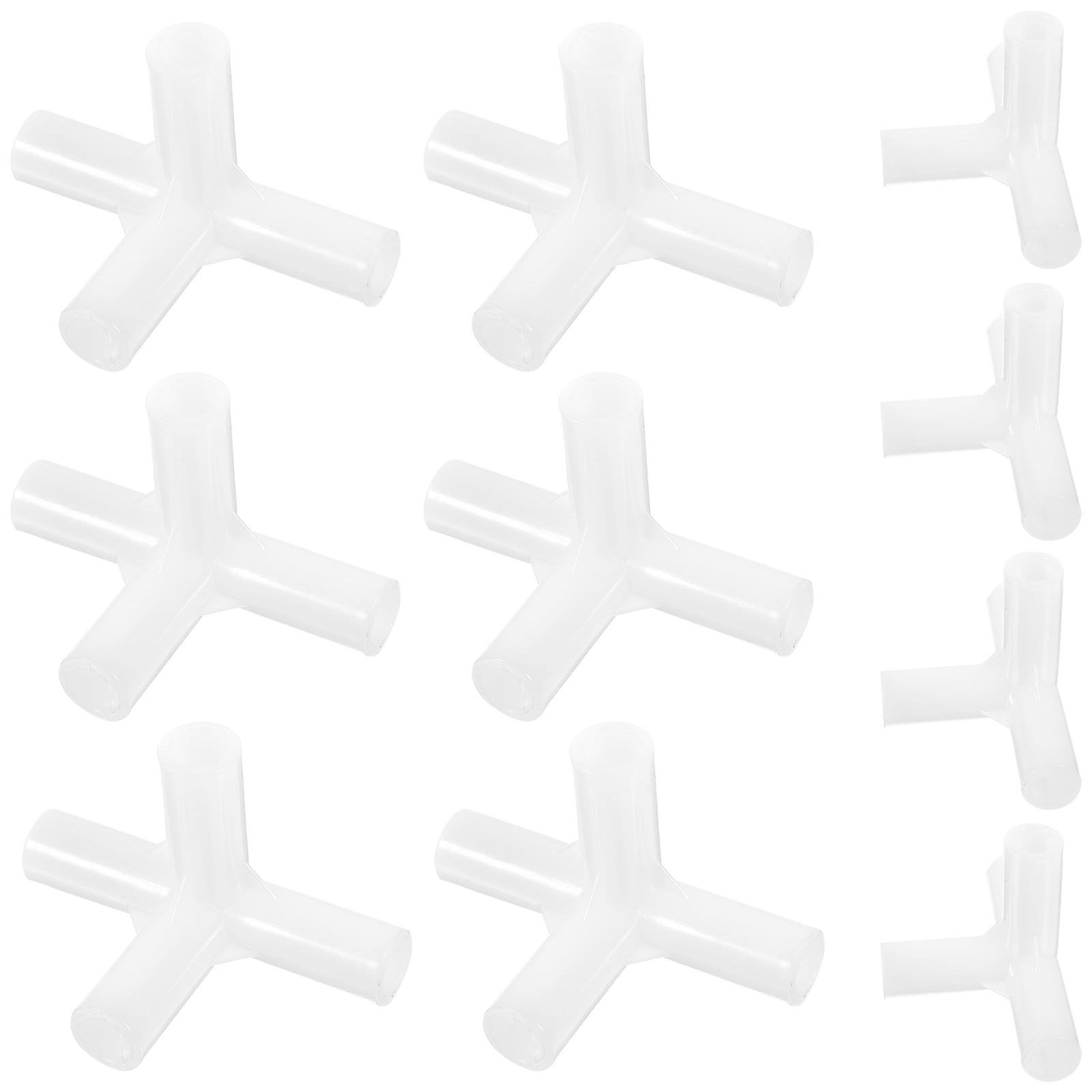 24 Pcs Right Angle Cross Connector Gazebo Four-way Connector Tent Pole ...