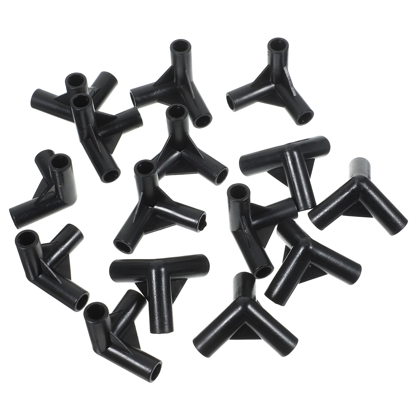 24 Pcs Right Angle Tee Joint Tents Canopy Pipe Fittings Canopy Tent ...