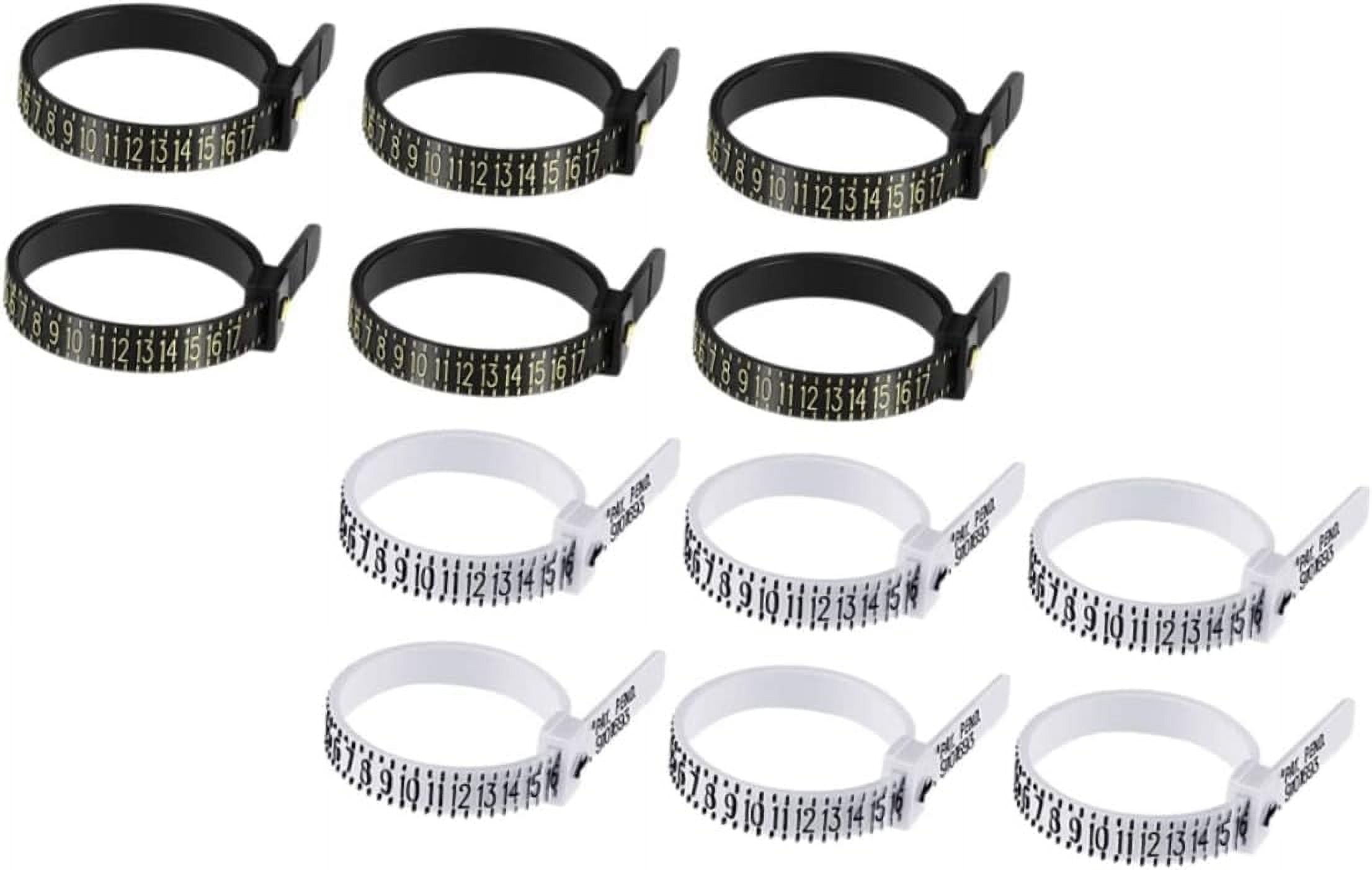 24 Pcs Ring Circumference Measurement Rotary Tool Finger Measurer Ring ...