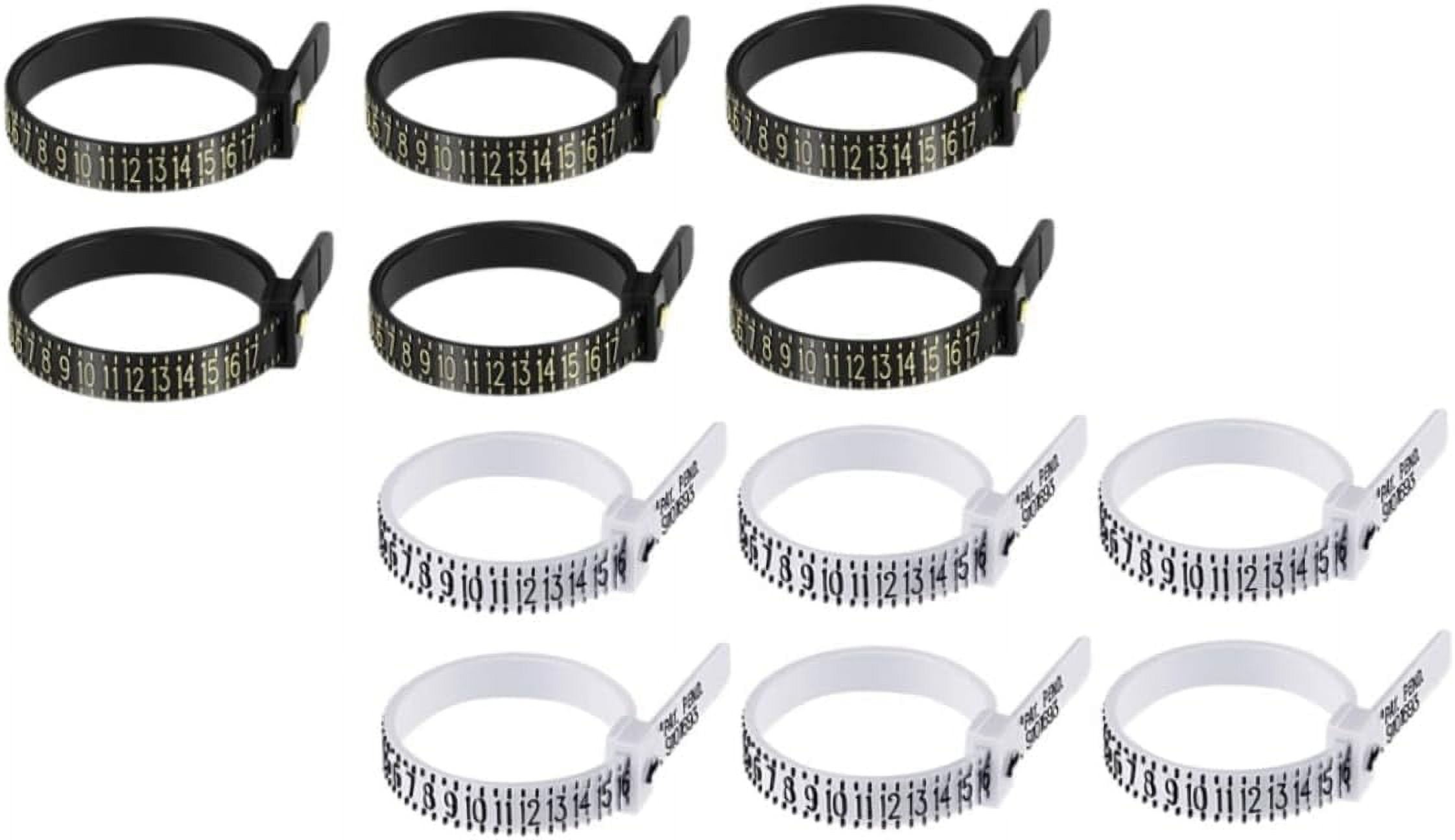 24 Pcs Ring Circumference Measurement Ring Sizing Tool Ring Gauge ...