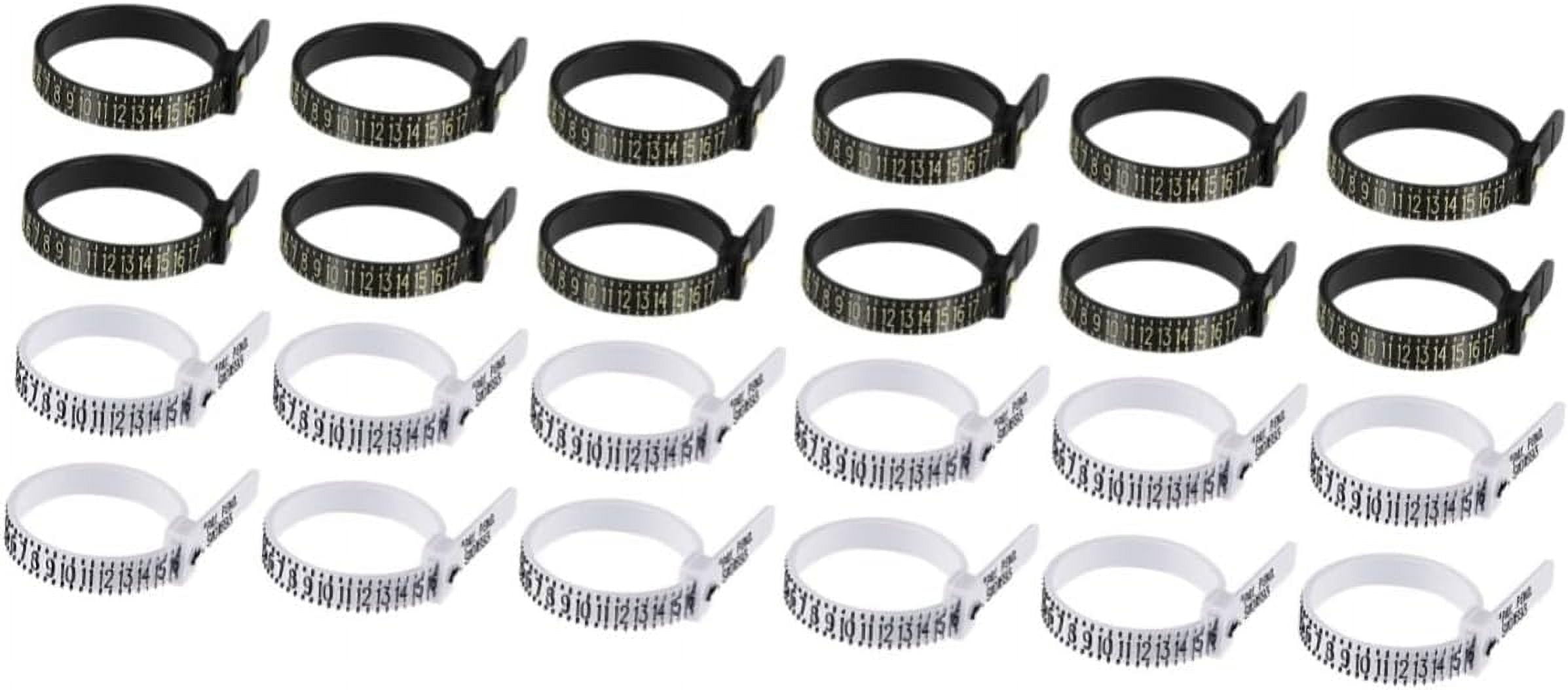 24 Pcs Ring Circumference Measurement Ring Measurement Tool Ring Size ...