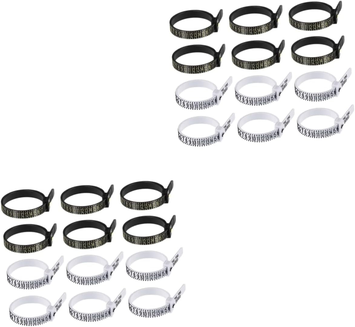 24 Pcs Ring Circumference Measurement Tools Measuring Tool for Ring ...