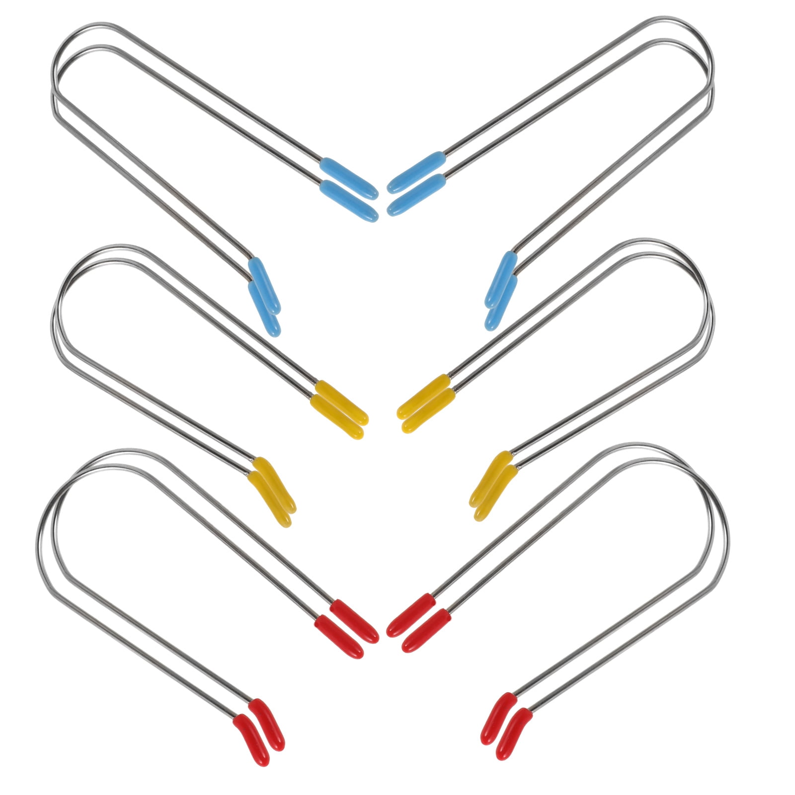 24 Pcs Roller Heated Pins Clips Hot Rollers for Hair Travel - Walmart.com