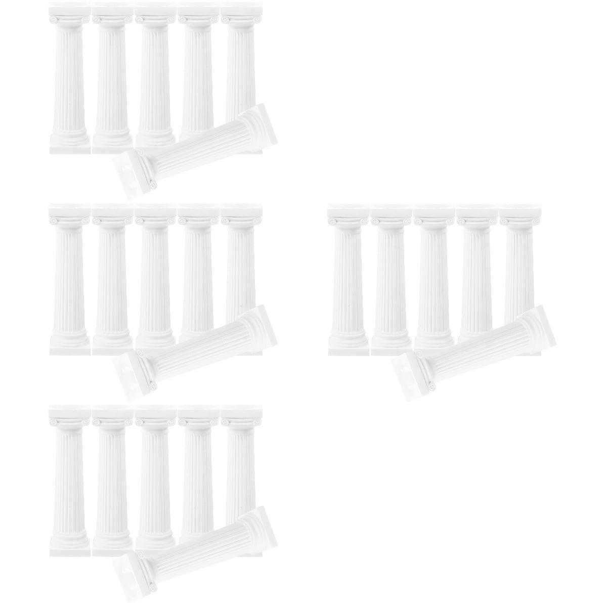 24 Pcs Roman Pillar Statue Mini Column Photo Prop Sand Table Roman ...