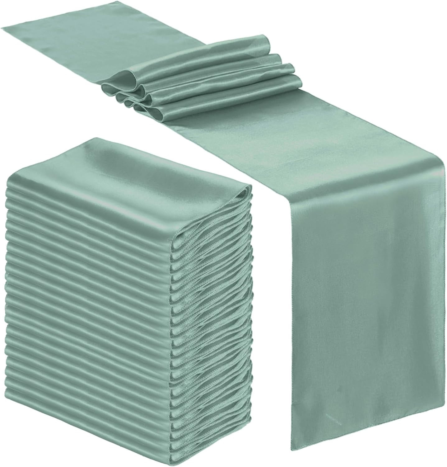 24 Pcs Satin Table Runner Bulk 12 x 108 Inches Long Table Runners ...