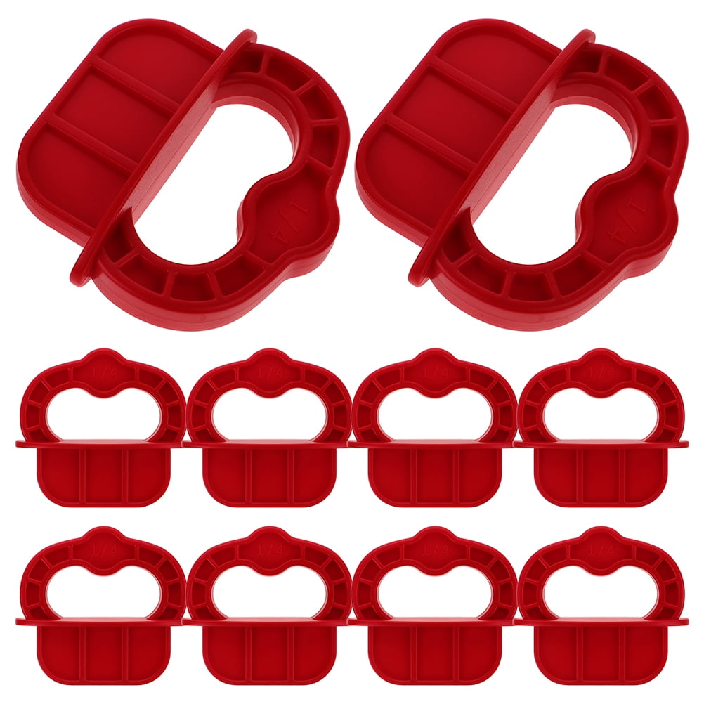 24 Pcs Screw Deck Plank Spacer Tool 6.00X6.00X2.00CM Red - Walmart.com