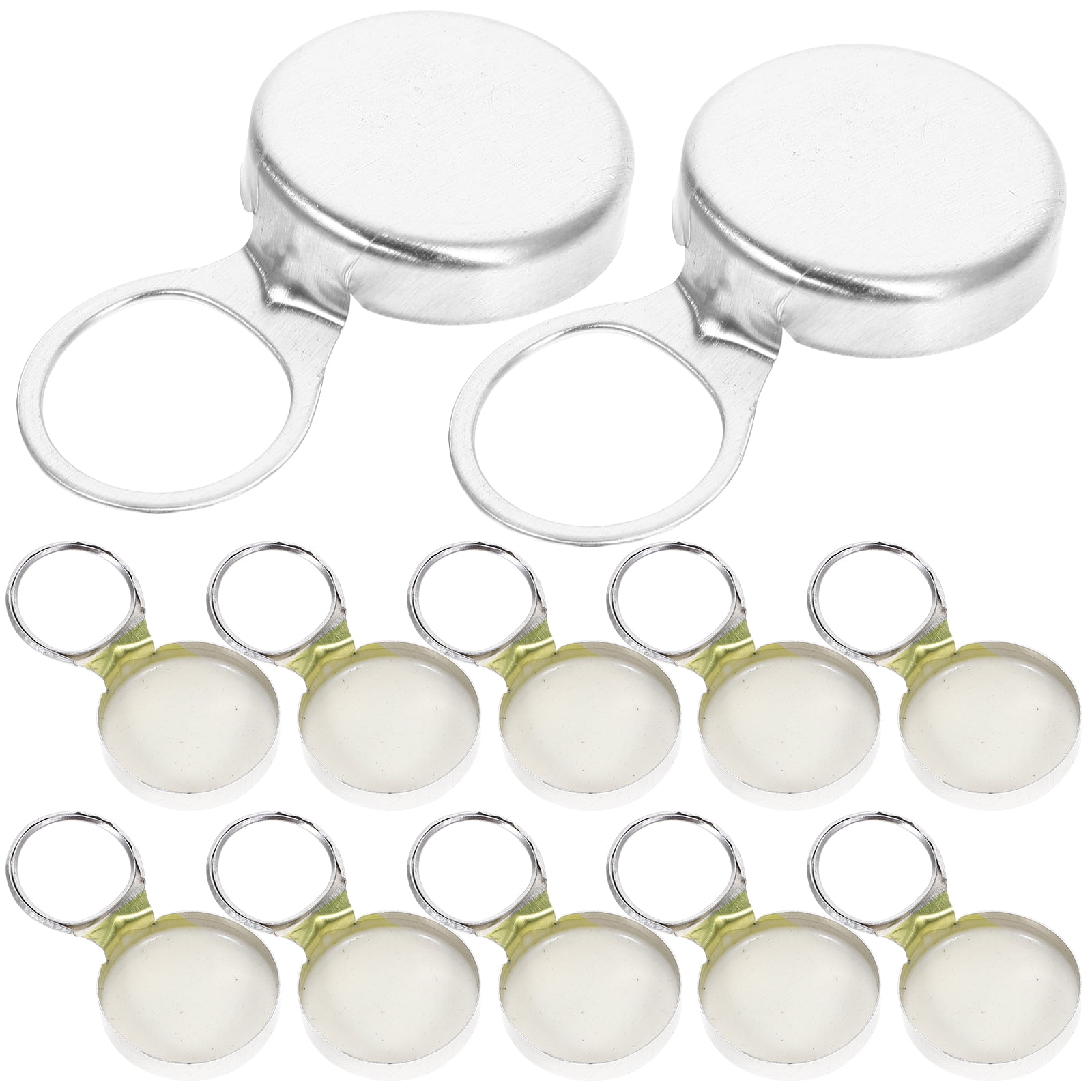 24 Pcs Seltzer Water Aluminum Beer Saver Reusable Soda Bottle Caps Bar ...