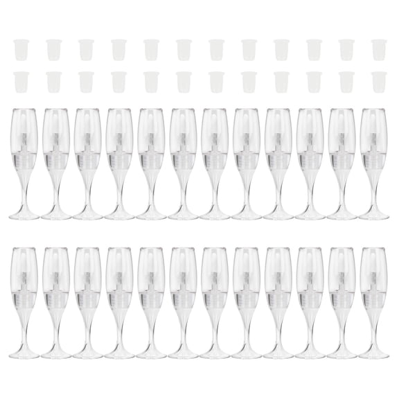 24 Pcs/Set Empty Lip Gloss Tubes 8ml Lip Gloss Containers Wine Glass ...