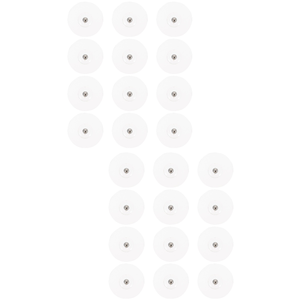 24 Pcs Shelf Invisible Nail Stickers Self-adhesive Hooks Non-Trace Hook ...