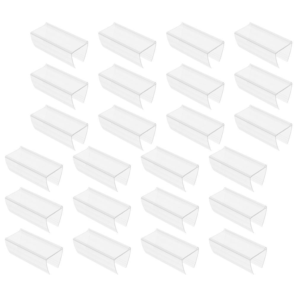 Raindrops 24Pcs Shop Label Holder Rectangular Shape Price Sign Holders ...