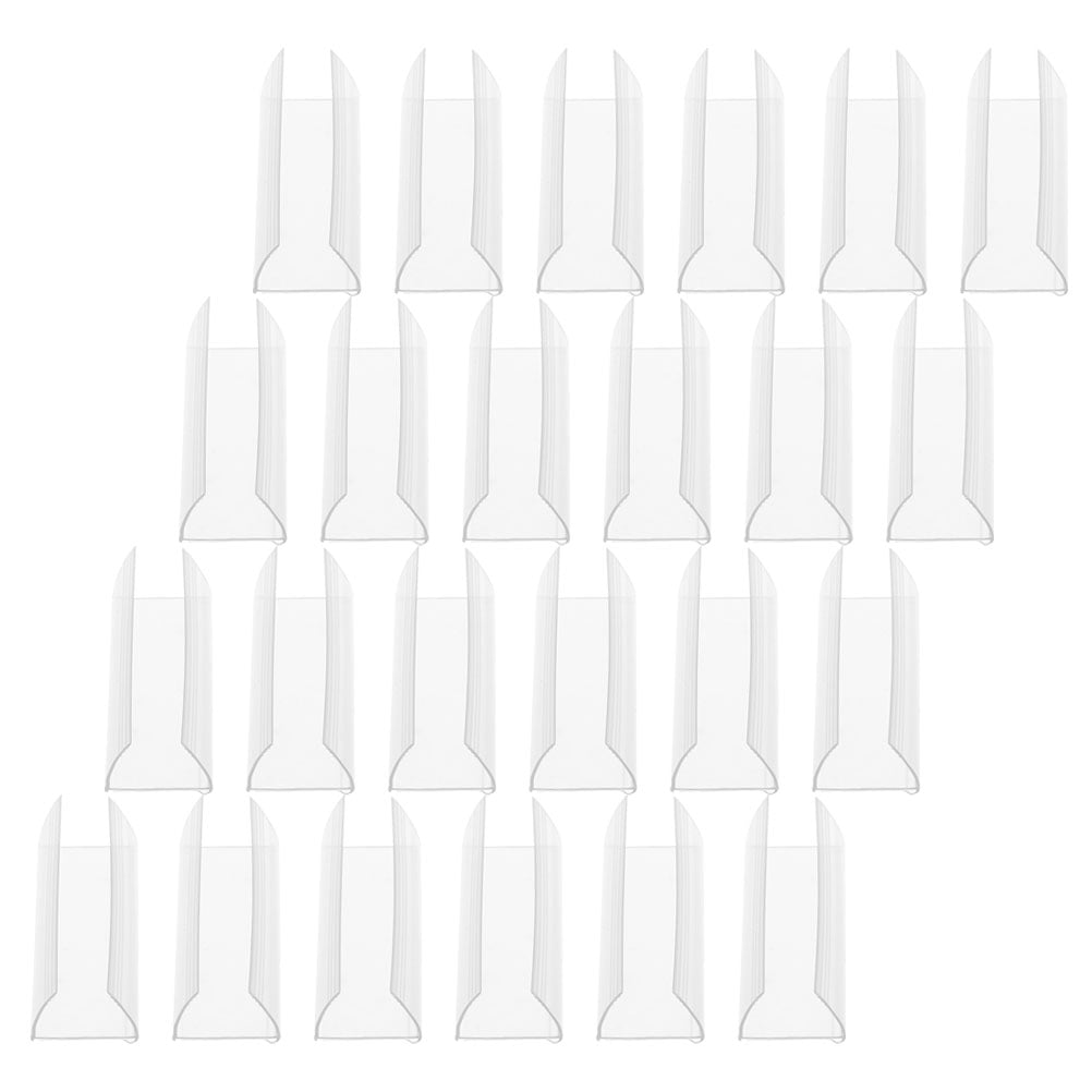 24 Pcs Shelf Label Holder Price Sign Commodity Display Holders Clips ...