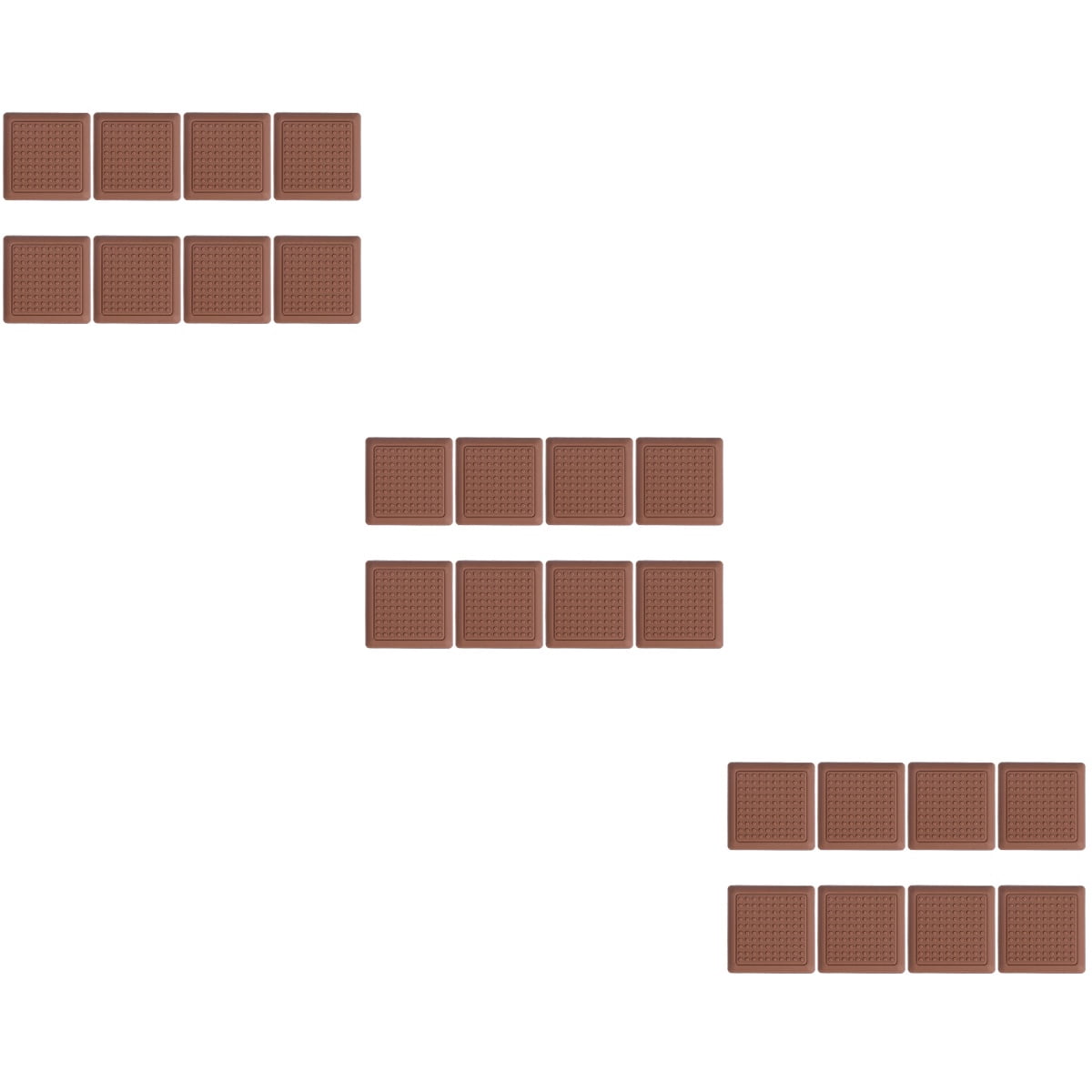 WYN 24 pcs Silicone Chair Leg Mats Chair Leg Pads Self-adhesive ...