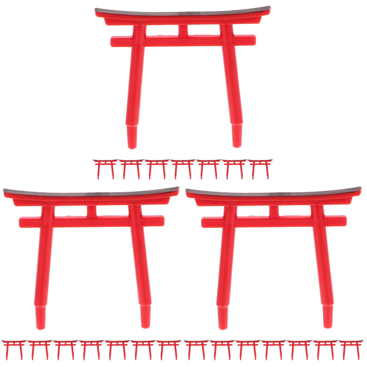 24 Pcs Simulated Torii Ornament Fish Tank Ornament Fish Tank Torii ...