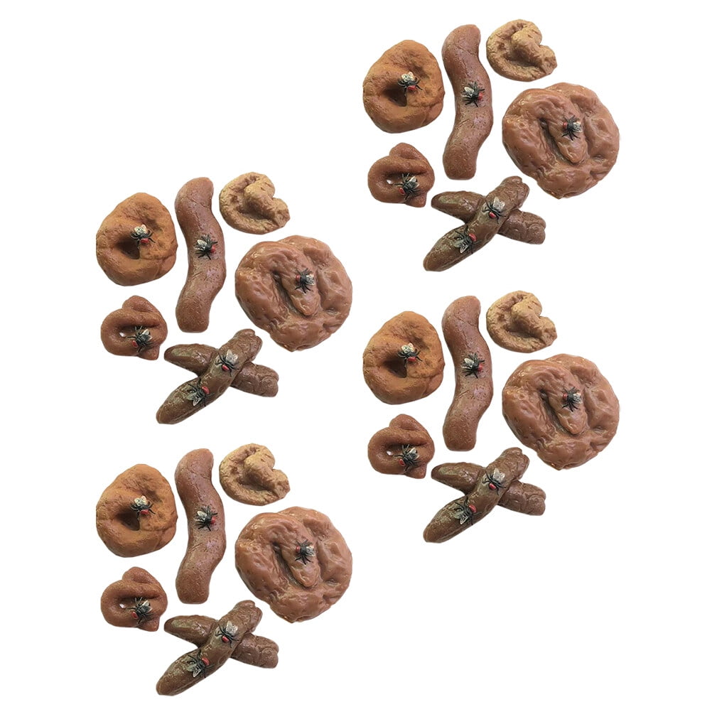 24 Pcs Simulation Spoofed Toys Simulated Stool Weird Stuff Poop Tricky ...