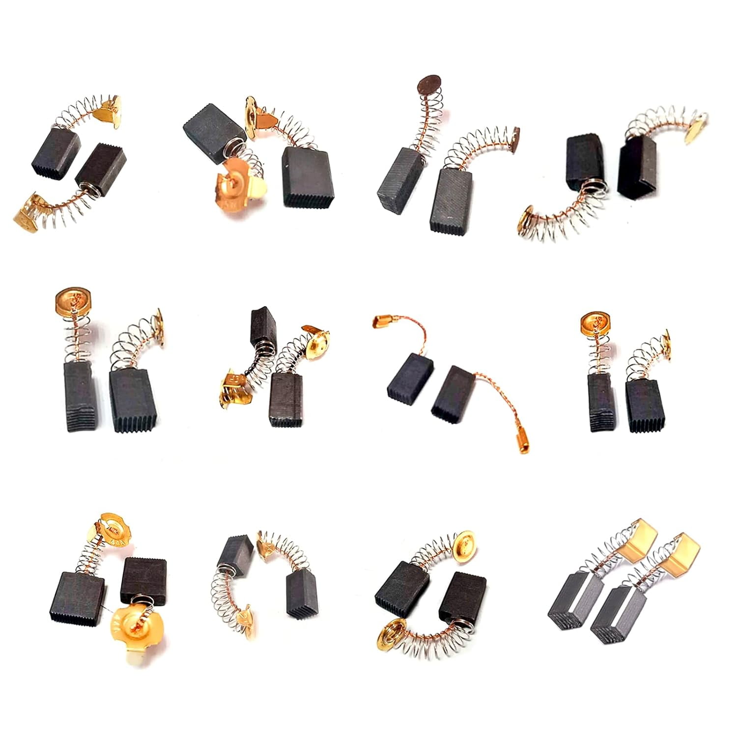 24 Pcs Small Motor Brushes Electric Motor Carbon Brushes Replacement ...