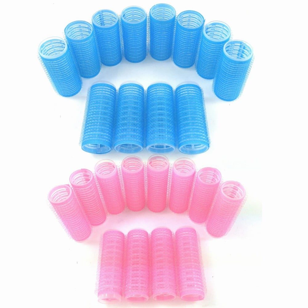 Happon 24 Pcs Small Size Self Grip Hair Rollers Curlers, 15mm Sticky ...