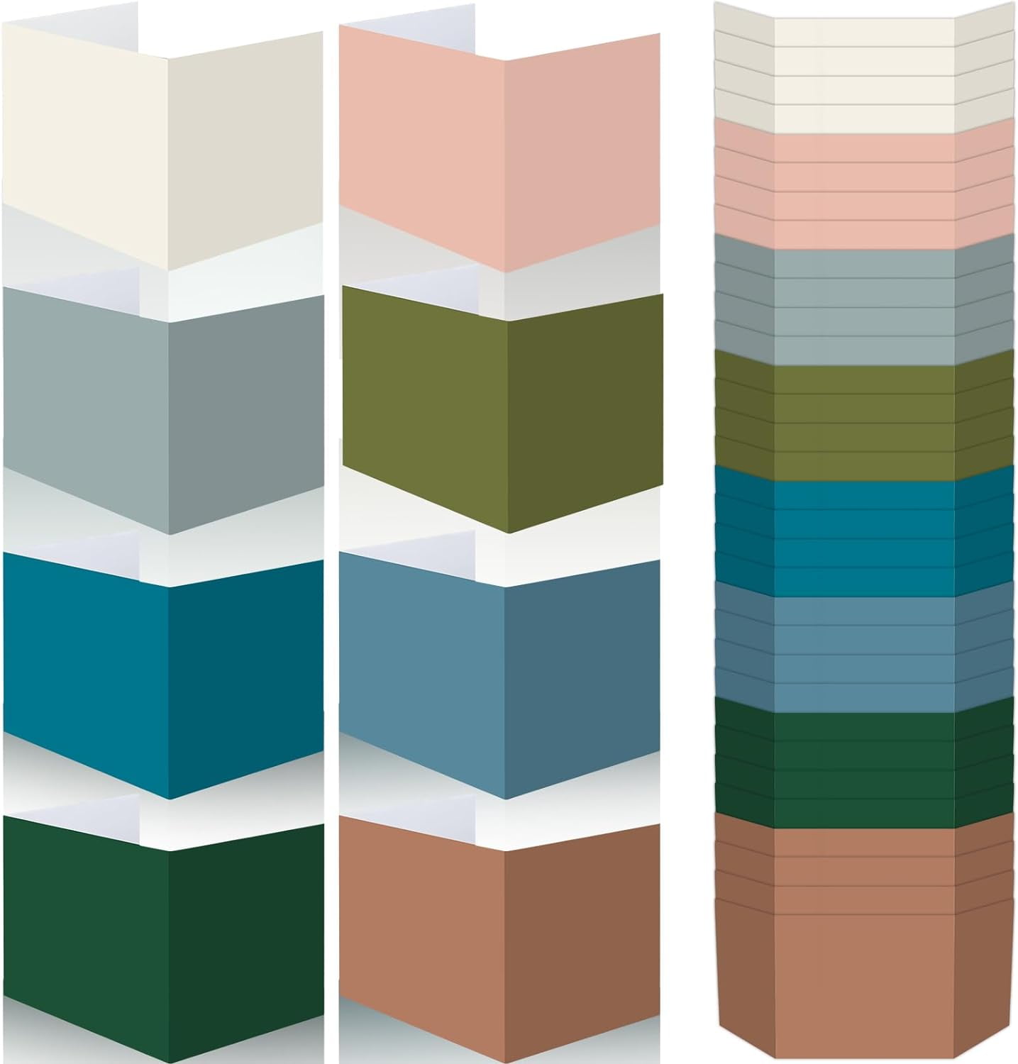 24 Pcs Solid Privacy Boards for Student Desks Classroom Desk Divider ...