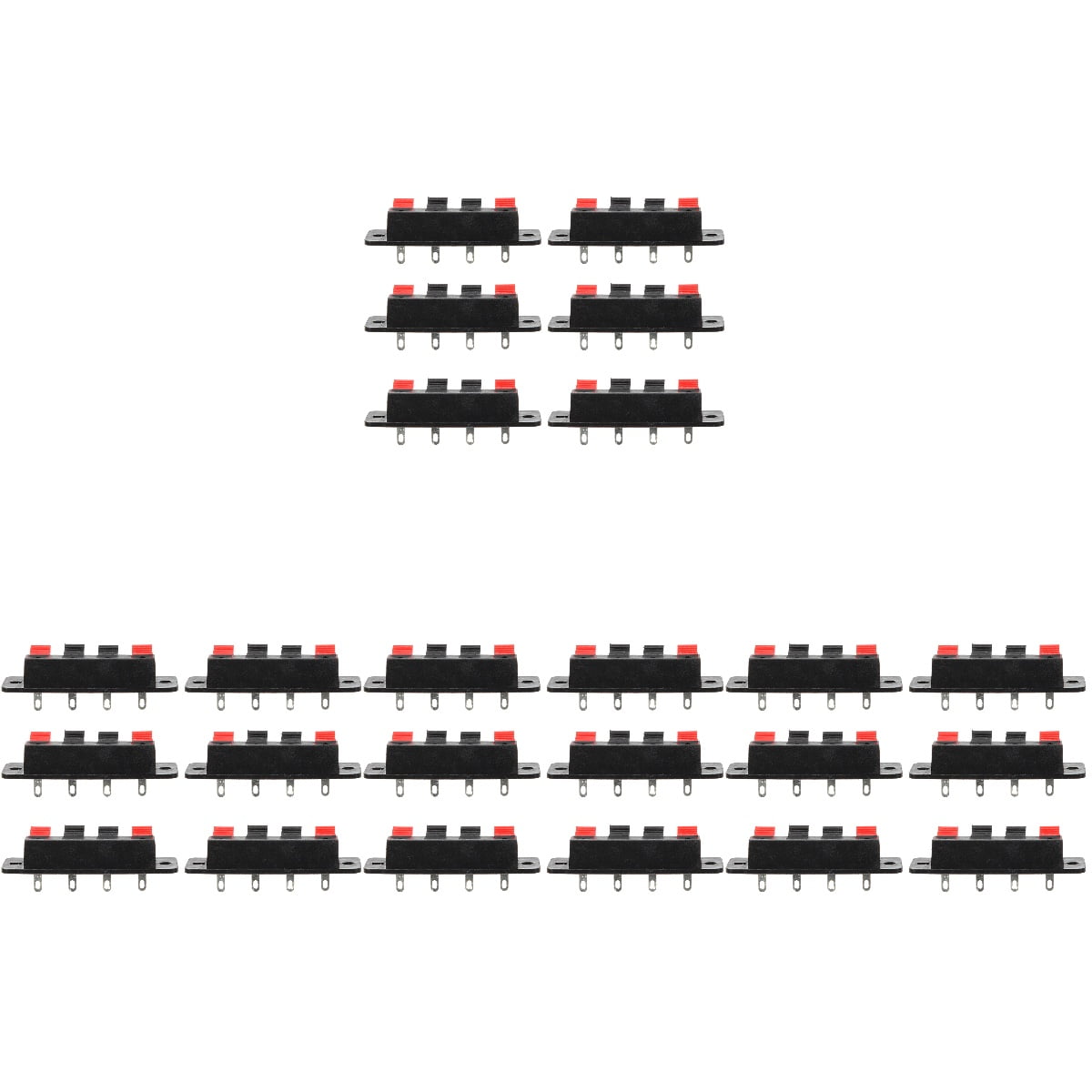 24 Pcs Speakers Amplifier Speaker Terminals Connectors Terminal Connecting Plate Speaker Wire