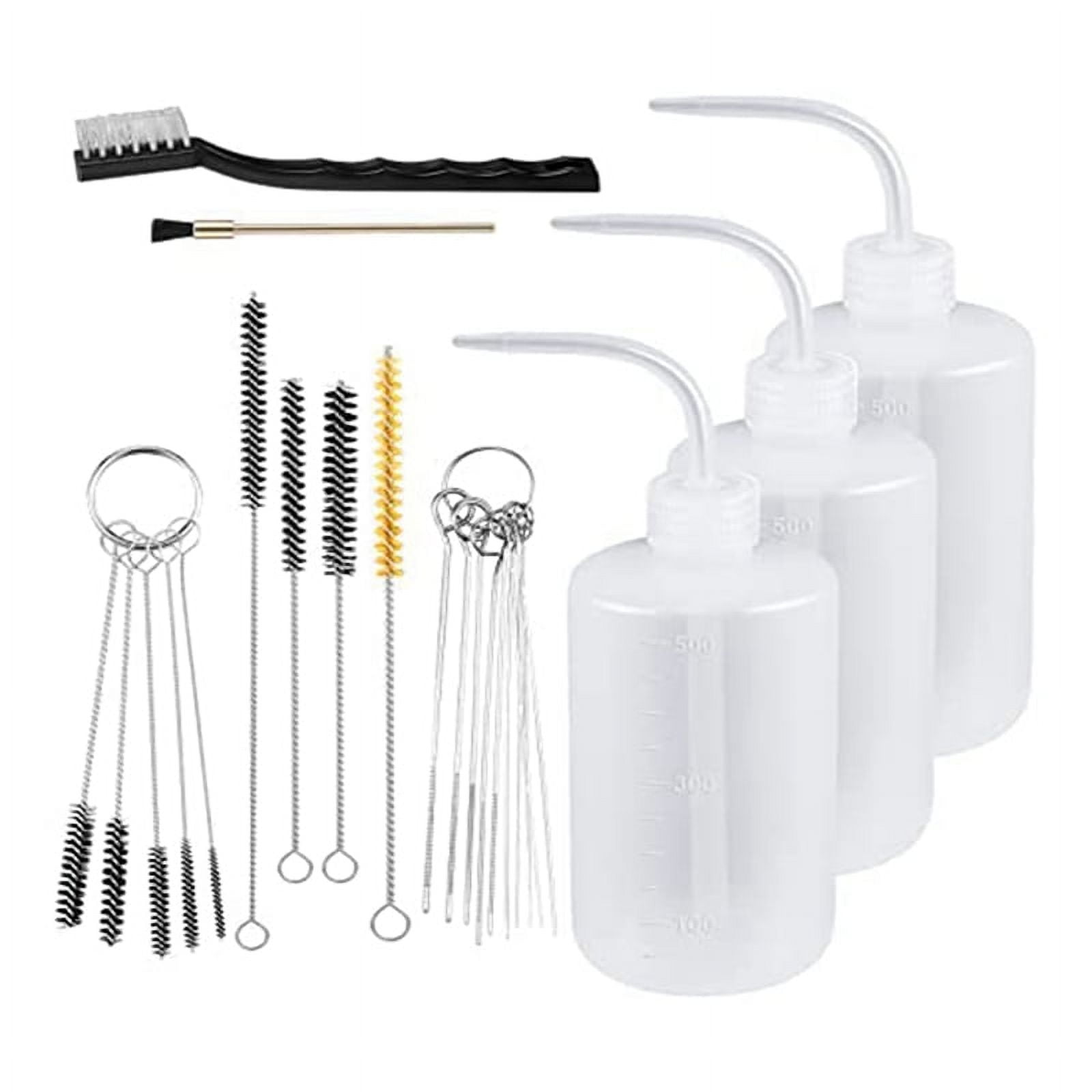 24 Pcs GunCleaning Kit Paint 500Ml Plastic Squeeze Wash Bottle Tube ...