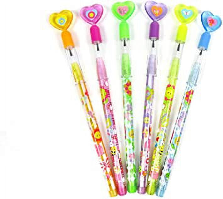 24 Pcs Spring Multi Point Pencils - Walmart.com