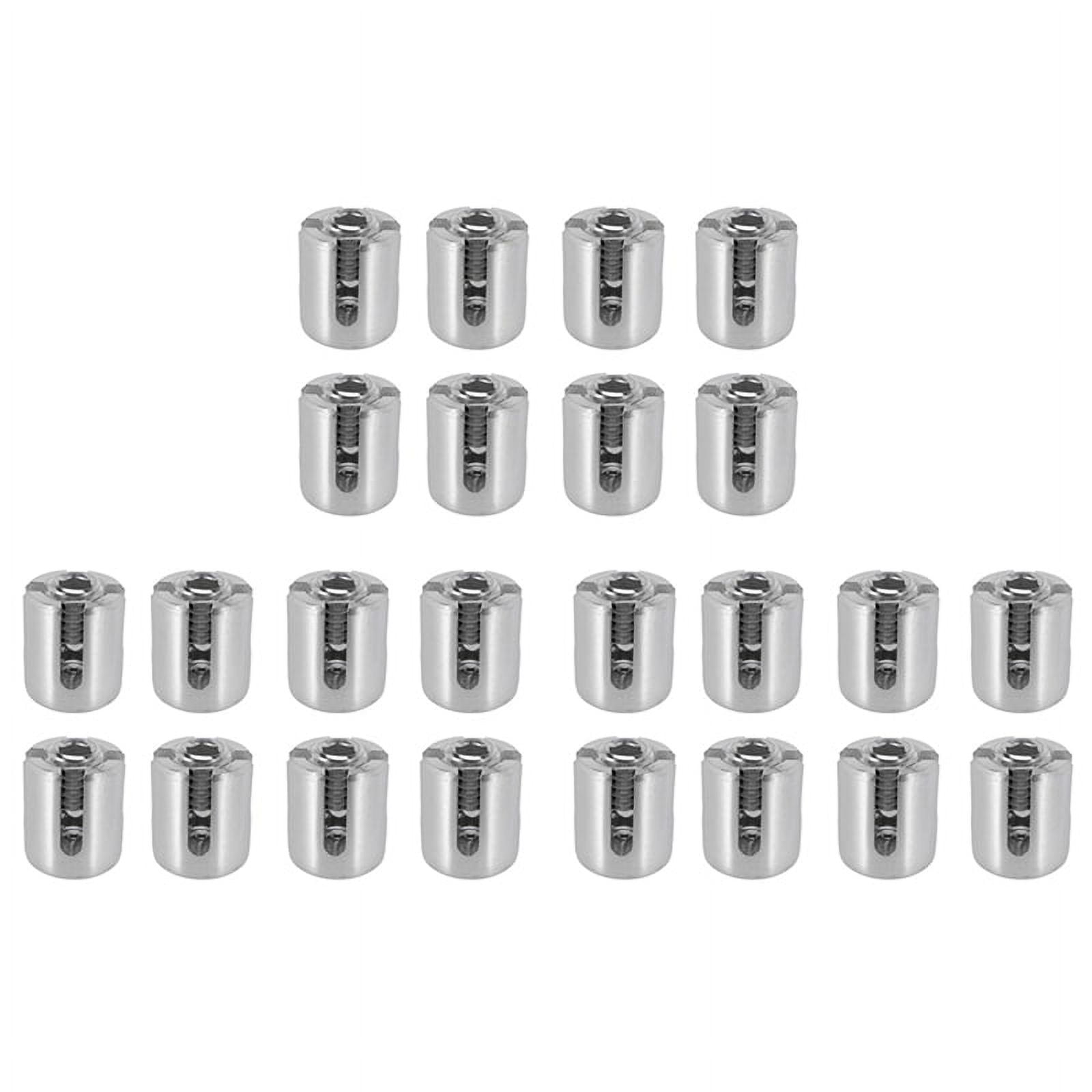 24 Pcs Stainless Steel Wire Rope Green Wall Trellis Fitting Clip 3mm ...