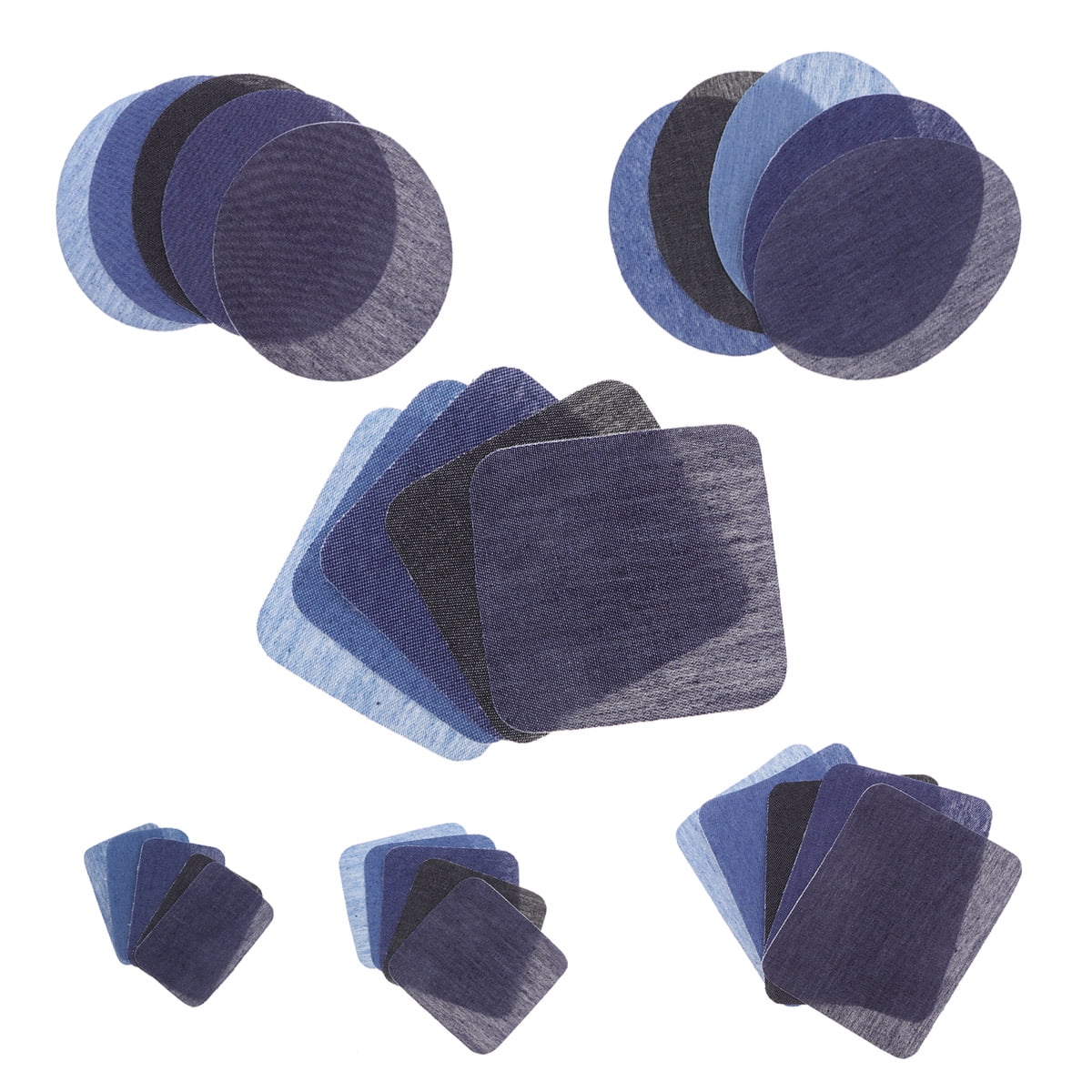 24 Pcs Stickers Clothing Patch Sew on Badges Self-adhesive Patches Elbow Patches Self-adhesive ...