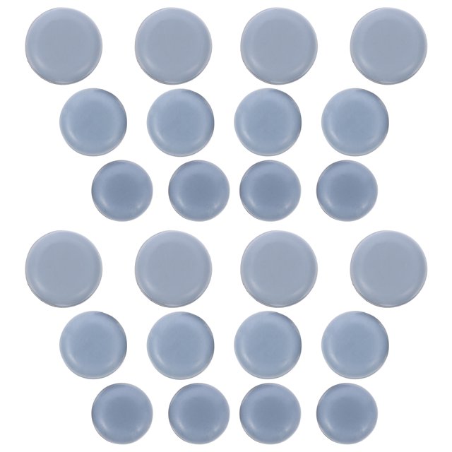 24 Pcs Stool Glide Pad Slider for Furniture Skate Chair Moving Gliders ...
