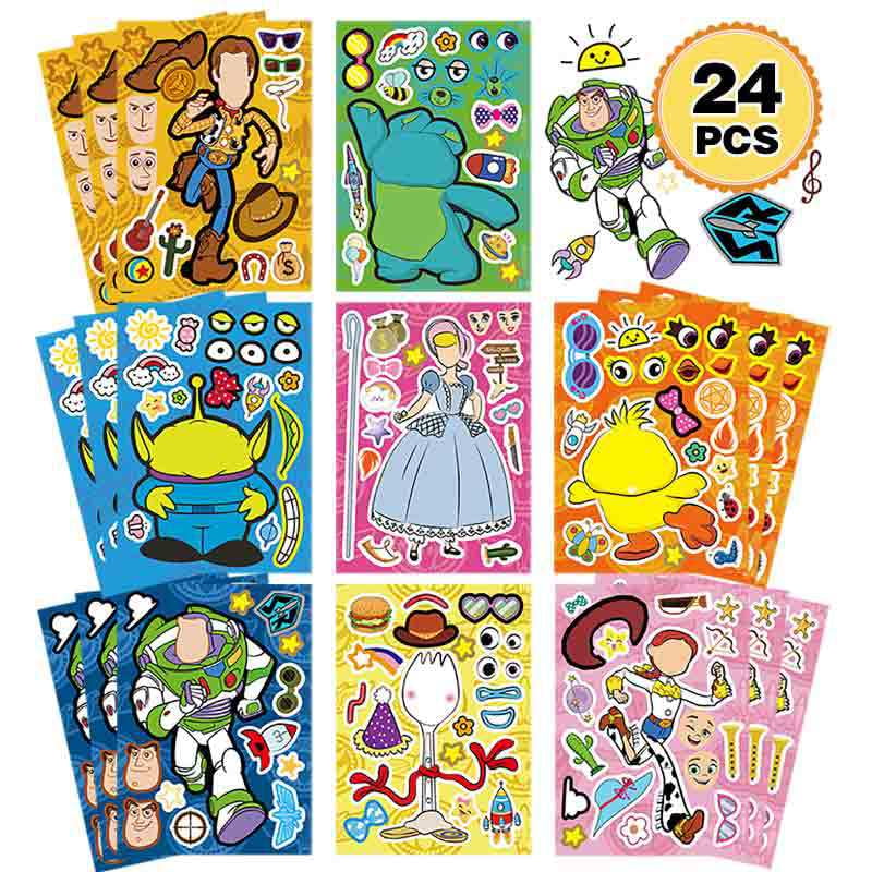 24 Pcs Toy Story Manga Stickers Collector Set - Premium Vinyl Decals ...