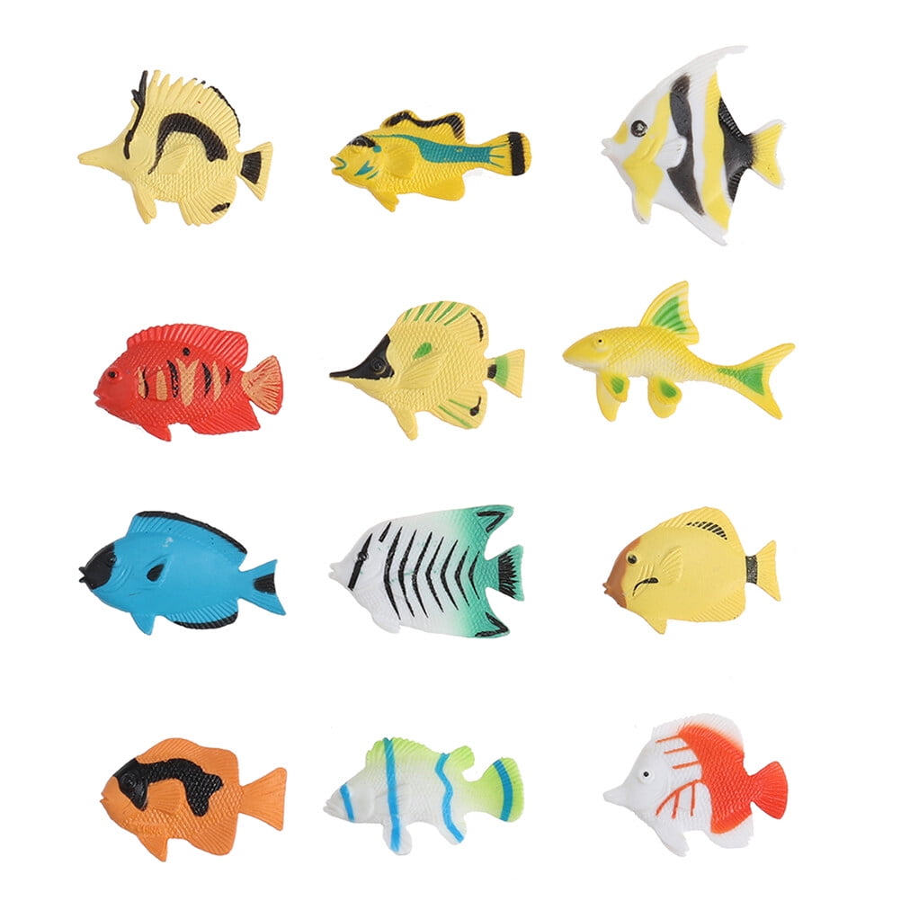 24 Pcs Toy Toys Kids Educational Ocean Animals Sea For Mini Tropical ...