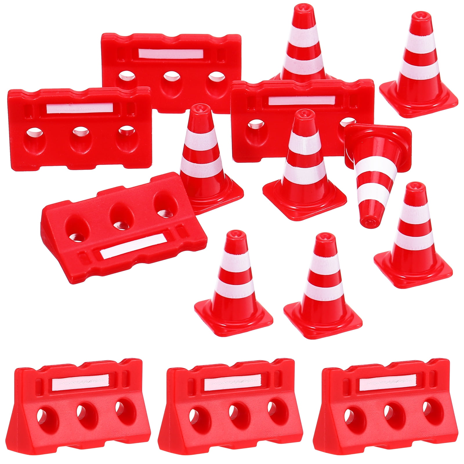 24 Pcs Traffic Cone Toy Cones Road Sign Barricade - Walmart.com