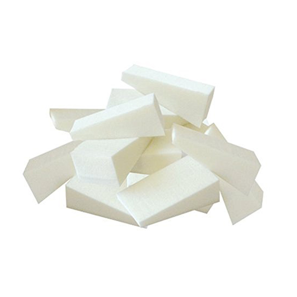 24 Pcs Triangle Shape Powder Puff Foundation Sponge Triangular White ...